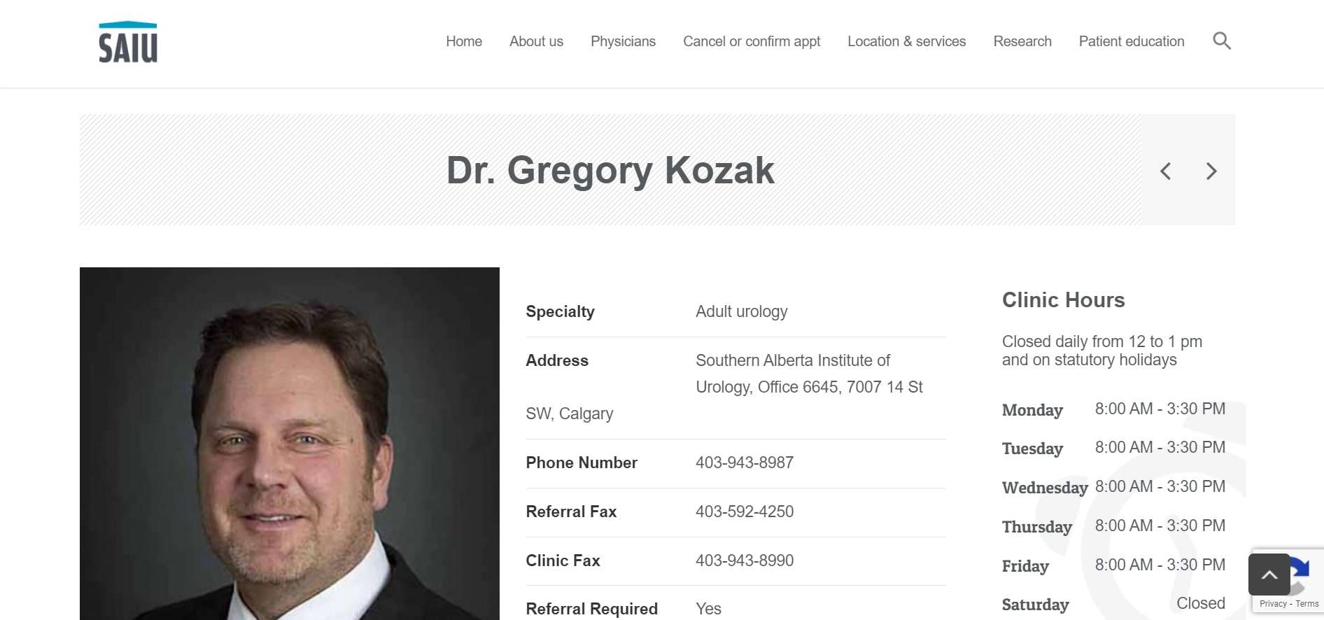 The Top 5 Urologists in Calgary [2026 ]